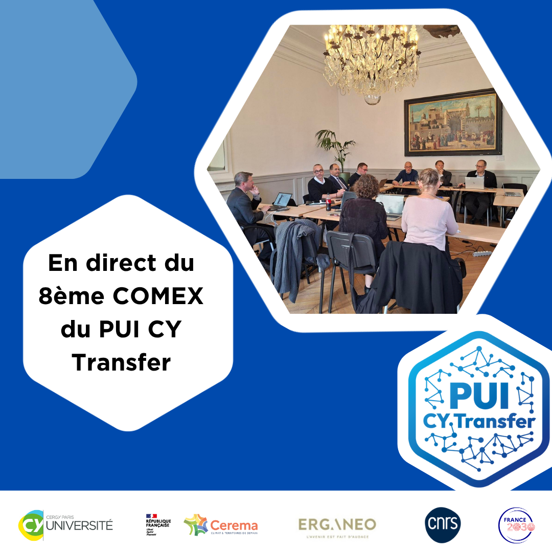 En direct du 8ème COMEX du PUI CY Transfer au sein de la maison de la recherche de l'Institut ...